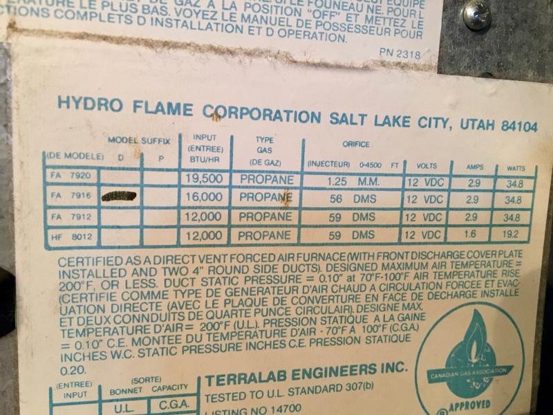 Hydro Flame Furnace Direct Spark Ignition - Coach ApplianceTech Issues ...